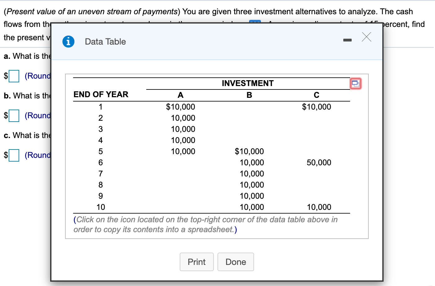 Solved (Present value of an uneven stream of payments) You | Chegg.com