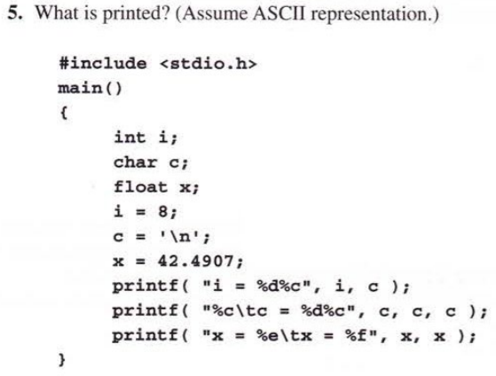 Solved In Exercises 6 through 10, tell what is printed. | Chegg.com