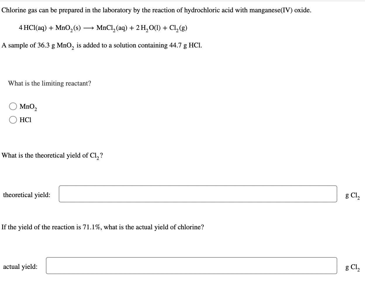 Solved Consider the reaction. | Chegg.com
