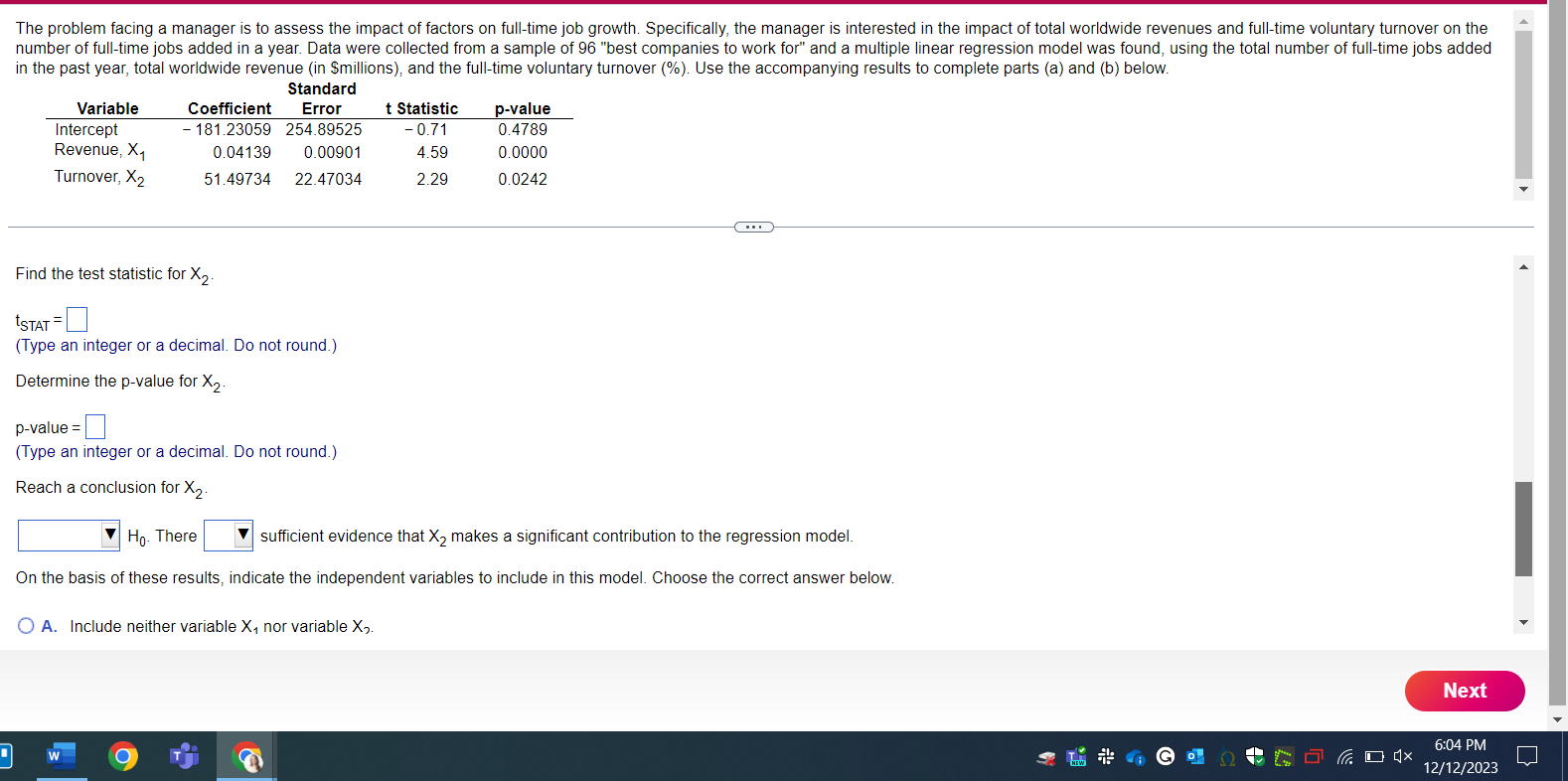 Solved in the past year, total worldwide revenue (in | Chegg.com
