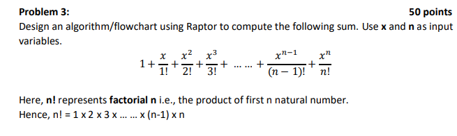 Solved Note: Make sure to create a flowchart in the RAPTOR | Chegg.com