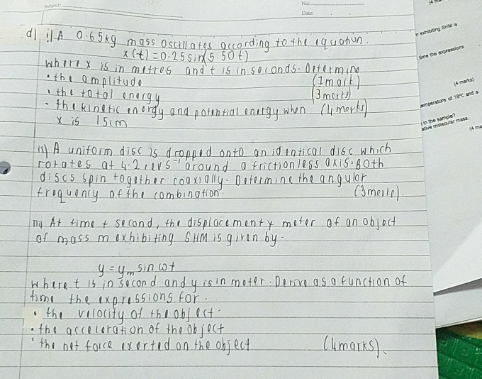 Solved QUESTION 2 TO Figure 1 below shows a frictionless | Chegg.com