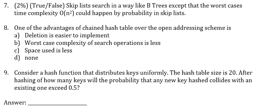 Solved 2. Consider the radix sort for a sequence of N | Chegg.com