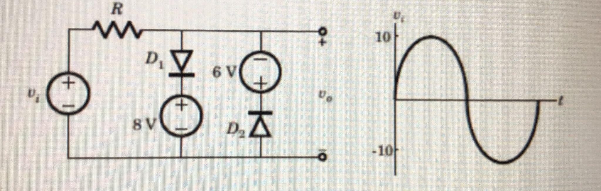 Solved Find and draw the voltage v0 in the circuit in the | Chegg.com