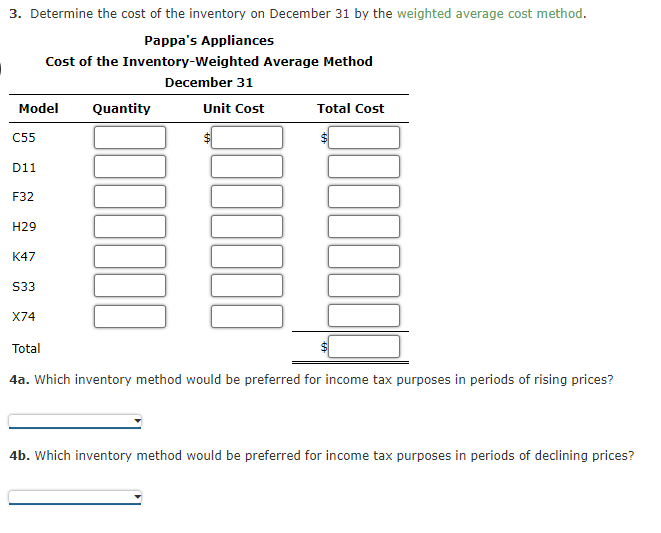 Solved Periodic inventory by three methods | Chegg.com