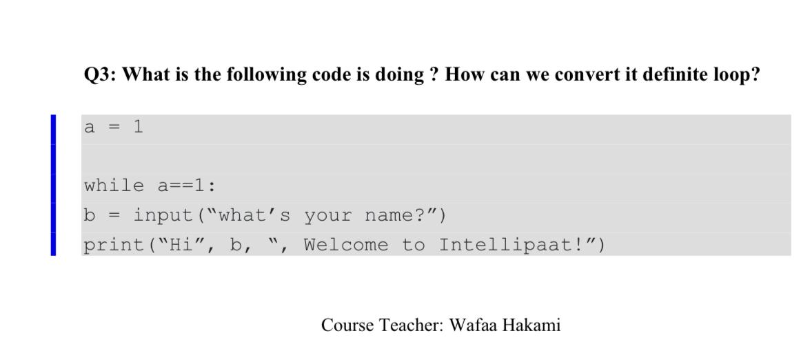 Solved Q1: To display even and odd numbers write three codes | Chegg.com