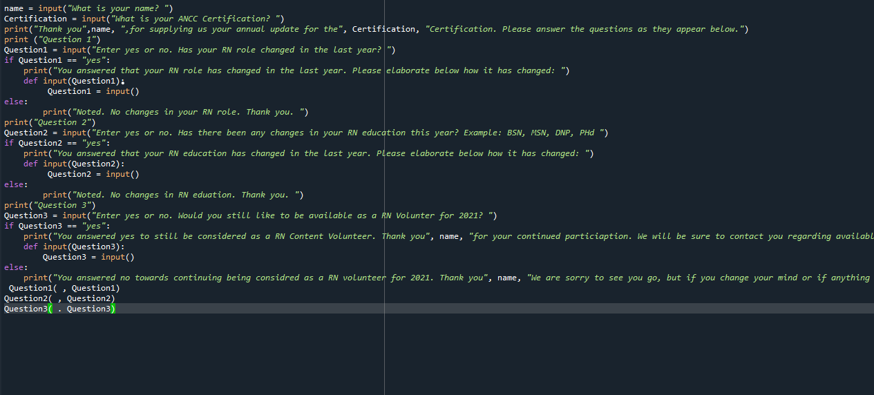 Solved I'm trying to create a form via Python 3.8 (Spyder). | Chegg.com