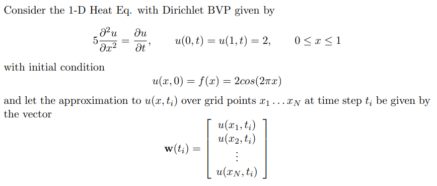 Solved Using the central difference formula for and the | Chegg.com