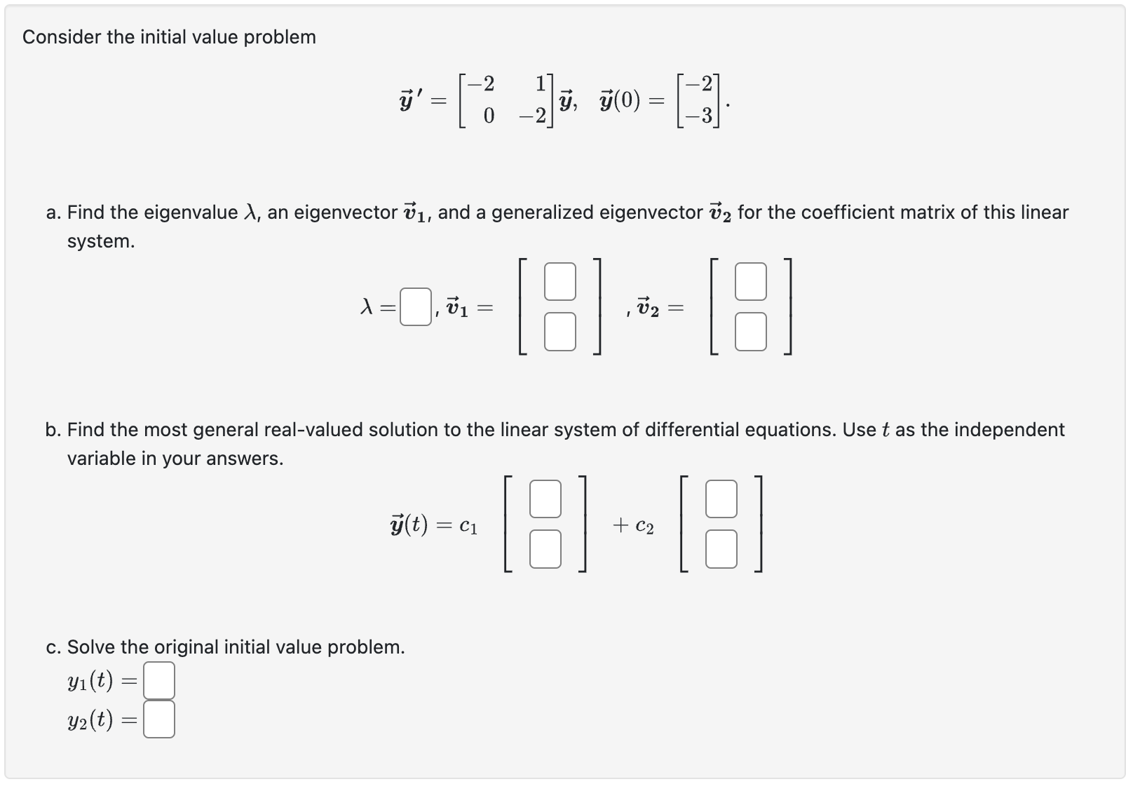 Solved Consider the initial value | Chegg.com