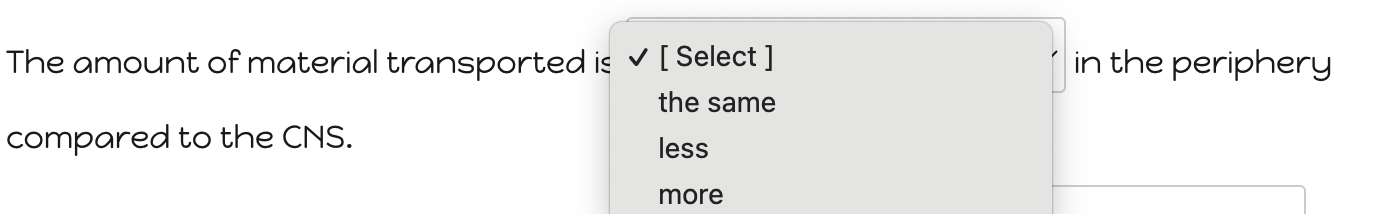 Solved Note that 'Nerve' means towards the periphery (i.e., | Chegg.com