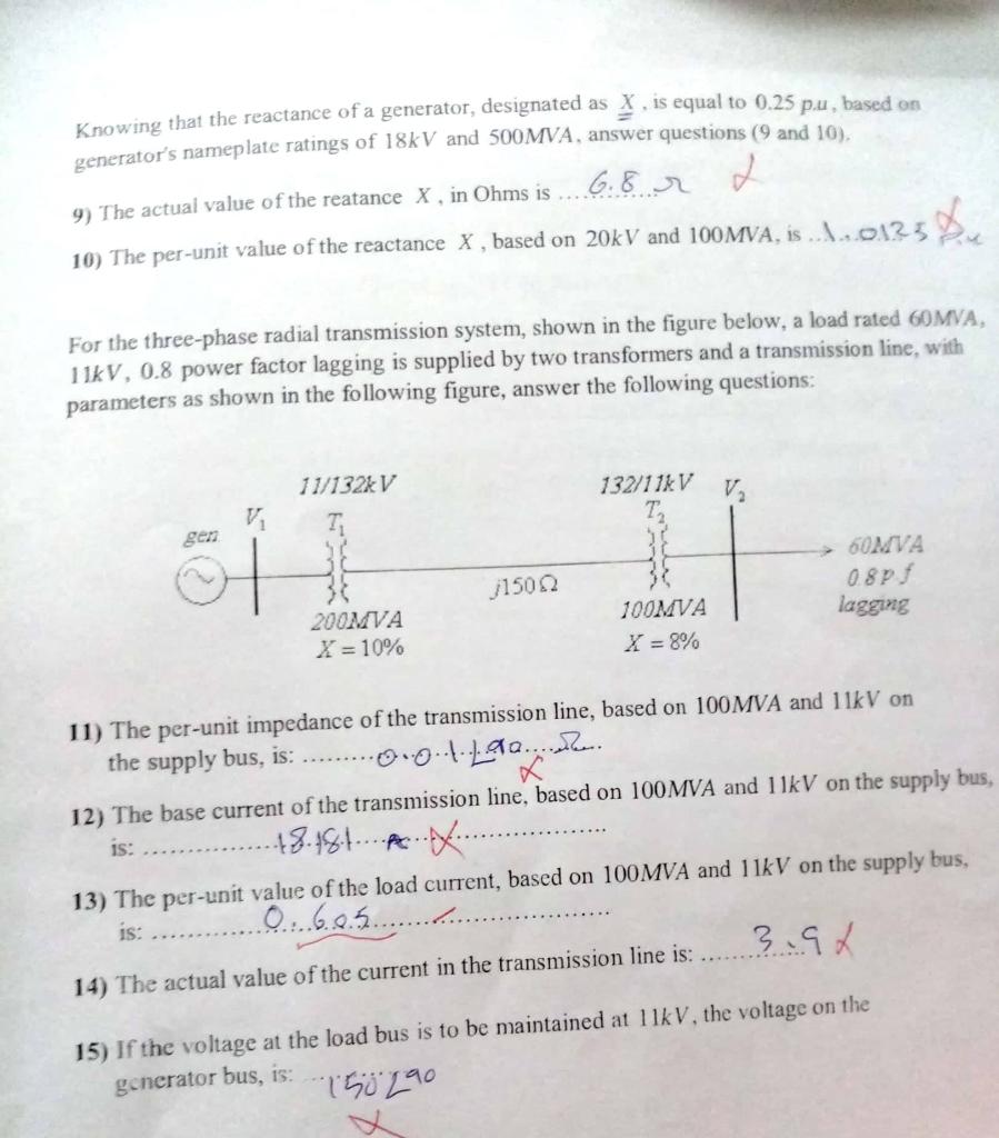 Solved For the balanced three-phase system with symmetrical | Chegg.com