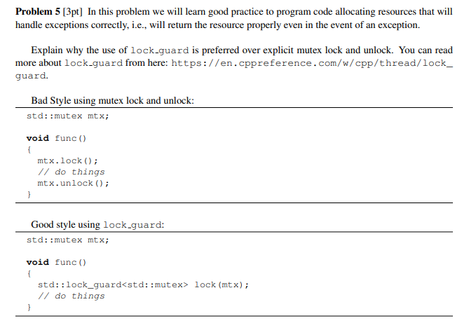 Solved Problem 5 [3pt] In this problem we will learn good | Chegg.com