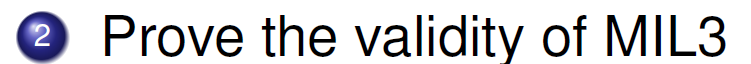 Solved (2) Prove the validity of MIL3 | Chegg.com