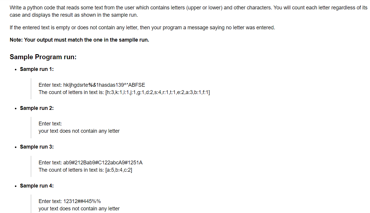 Solved NOTE USE PYTHON You should write comments to help | Chegg.com