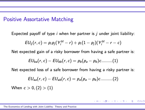 Solved Positive Assortative MatchingExpected payoff of type | Chegg.com