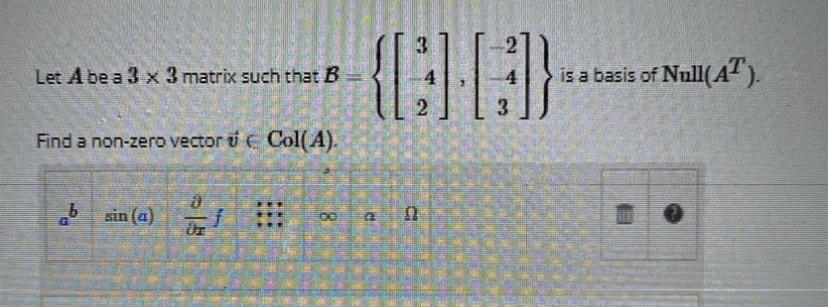 Solved 3 Let Abe a 3 x 3 matrix such that B is a basis of | Chegg.com