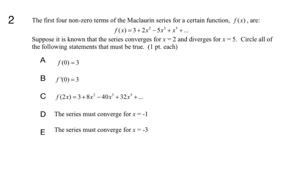Solved 2 The First Four Non zero Terms Of The Maclaurin Chegg solved-2-the-first-four-non-zero-terms-of-the-maclaurin-chegg