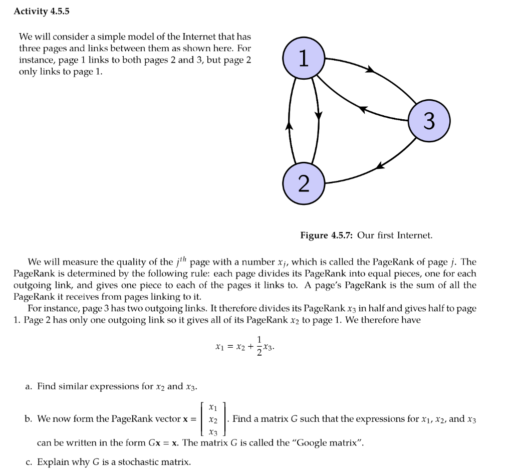 Solved We will consider a simple model of the Internet that | Chegg.com