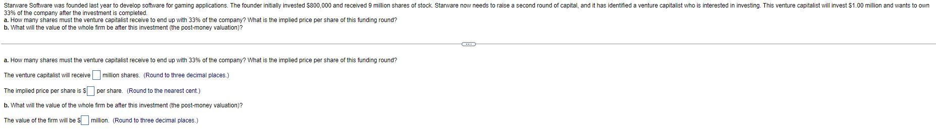 [Solved]: Starware Software was founded last year to devel