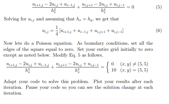 Hello, I have to code the Gauss-Seidel method for | Chegg.com