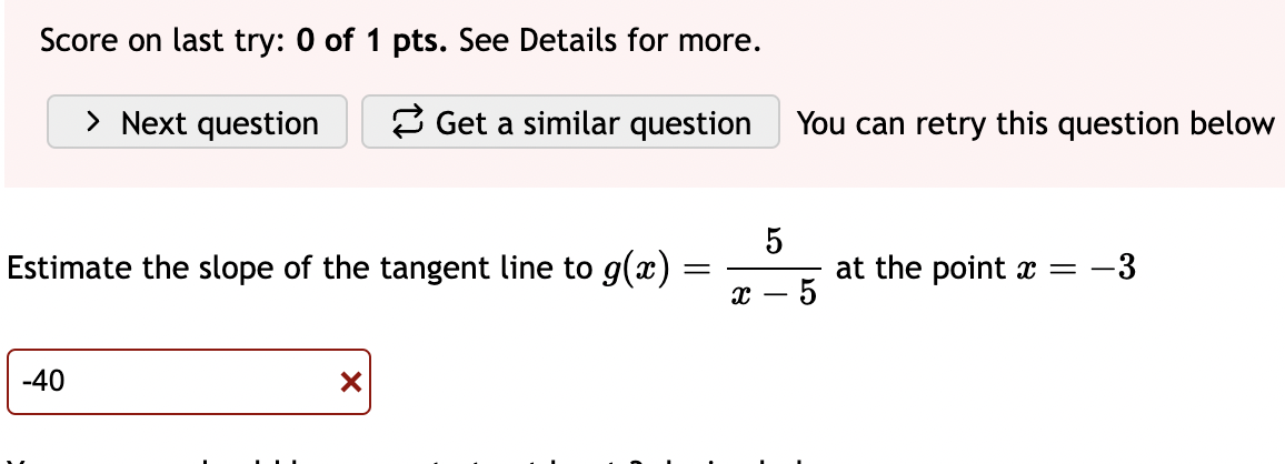 Solved Score on last try: 0 of 1 pts. See Details for more. | Chegg.com