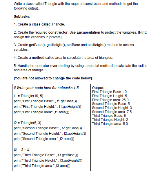 Solved Please solve this code in python3 paste with proper | Chegg.com