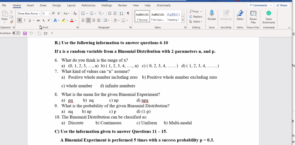Solved File Home Insert Draw Design Layout References | Chegg.com