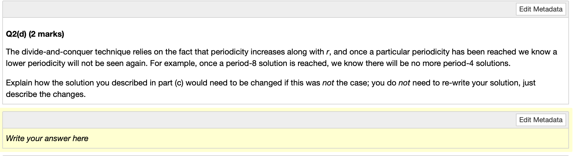 Solved For part A, This is an example of a function | Chegg.com
