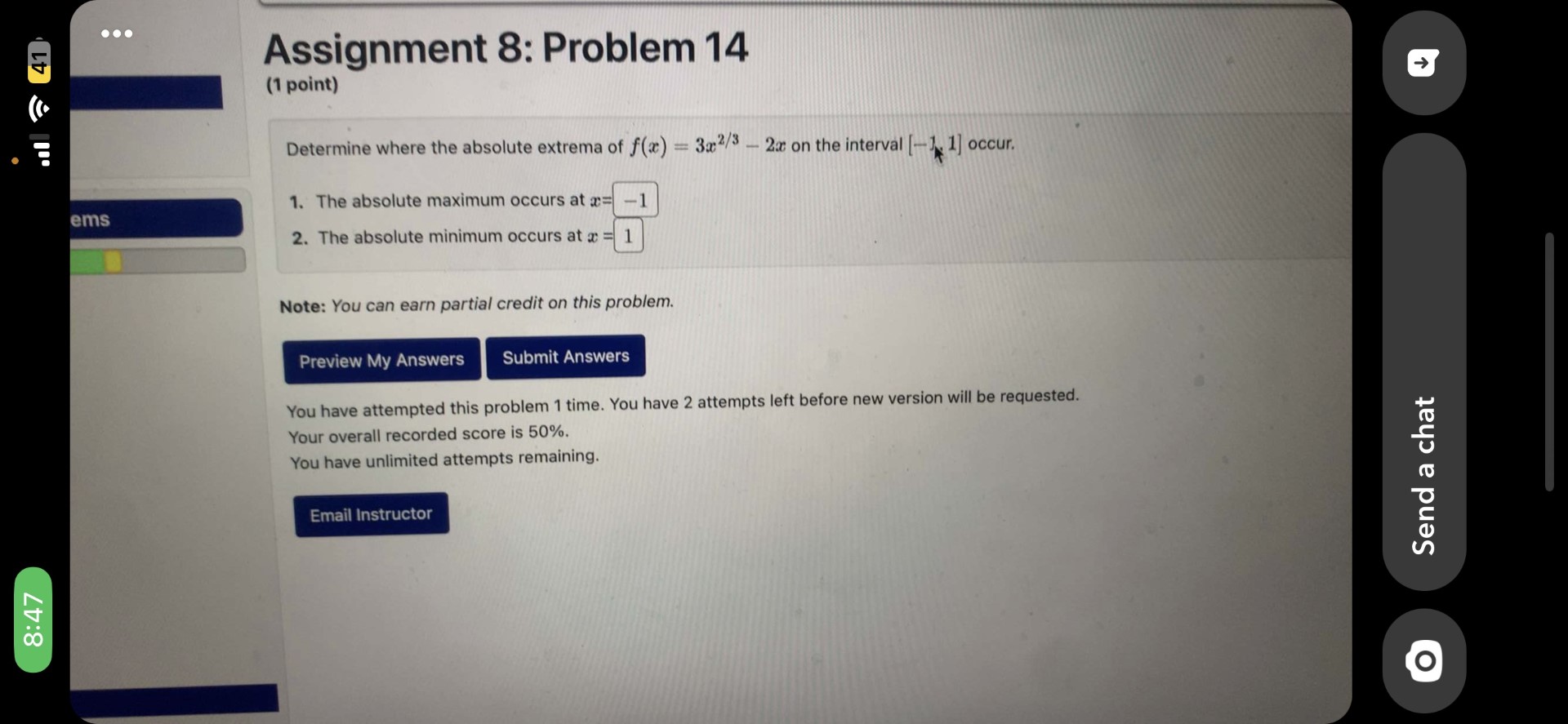 Solved (4 ﻿marks) ﻿If f(x)=ex-e-x2, ﻿find the derivative of | Chegg.com