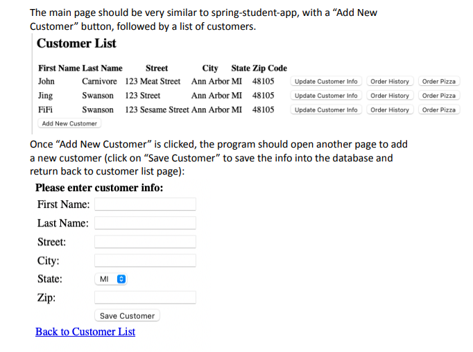 Java Eclipsemysql Workbench Complete The Pizza 