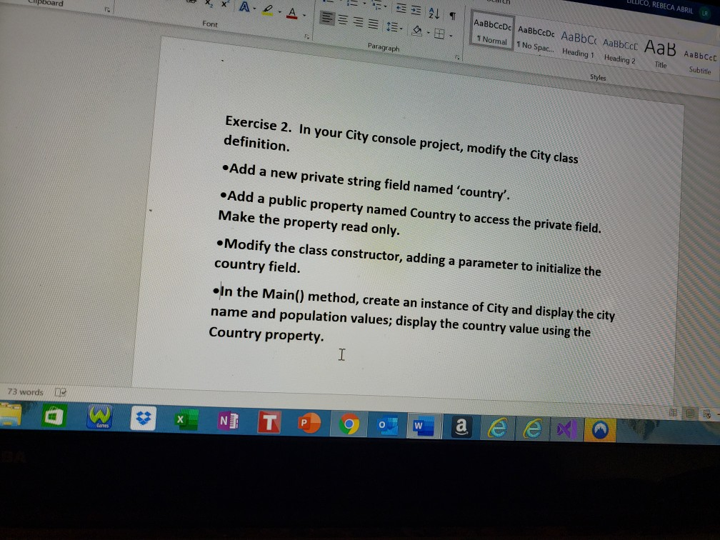 Solved Clipboard LLUCO, REBECA ABRIL A.P.A. Font . Paragraph | Chegg.com
