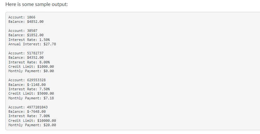 Solved The class Create a class named , which has the | Chegg.com