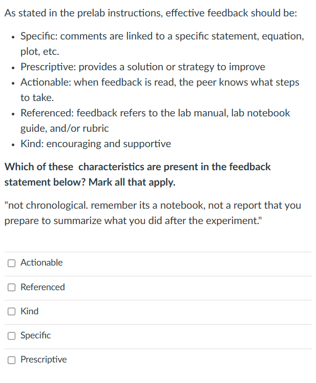 Solved As stated in the prelab instructions, effective | Chegg.com