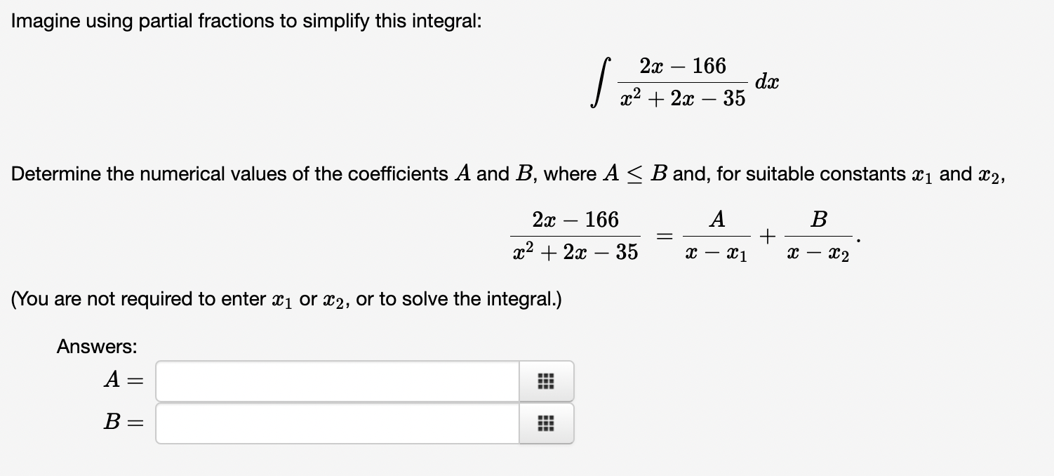 Solved Imagine using partial fractions to simplify this | Chegg.com