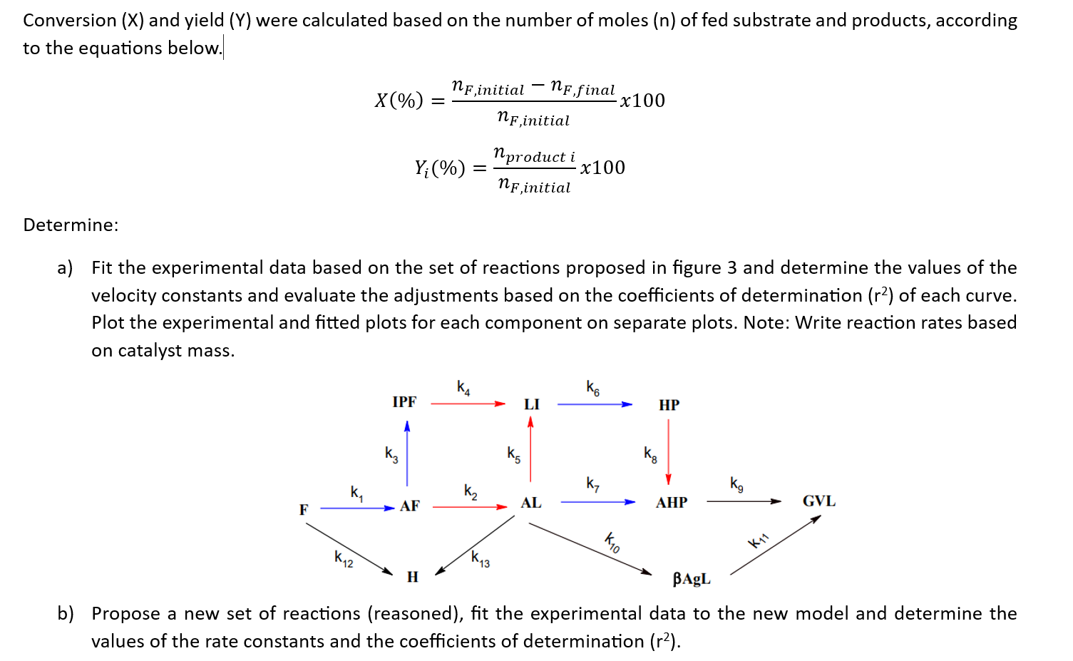 A kinetic study of the catalytic conversion of | Chegg.com