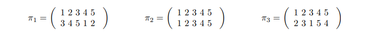 Solved 1 2 ( 1 2 3 4 5 3 45 12 ) 11 T2 ( 1 2 3 4 5 1 2 3 4 5 | Chegg.com