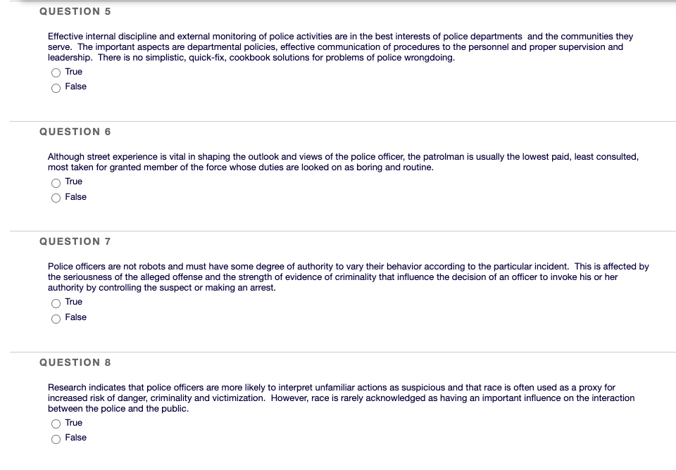 Solved QUESTION 5 Effective internal discipline and external | Chegg.com