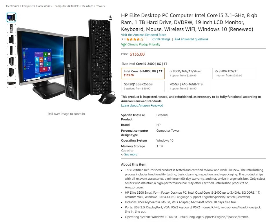 Electronics * Computers \& Accessories > Computers \& | Chegg.com