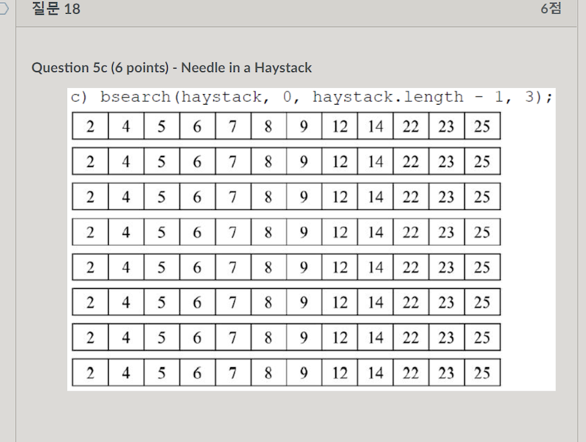 Solved Question 5b (6 points) - Needle in a HaystackQuestion | Chegg.com
