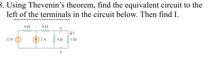 Solved Using Thevenin's theorem, find the equivalent circuit | Chegg.com