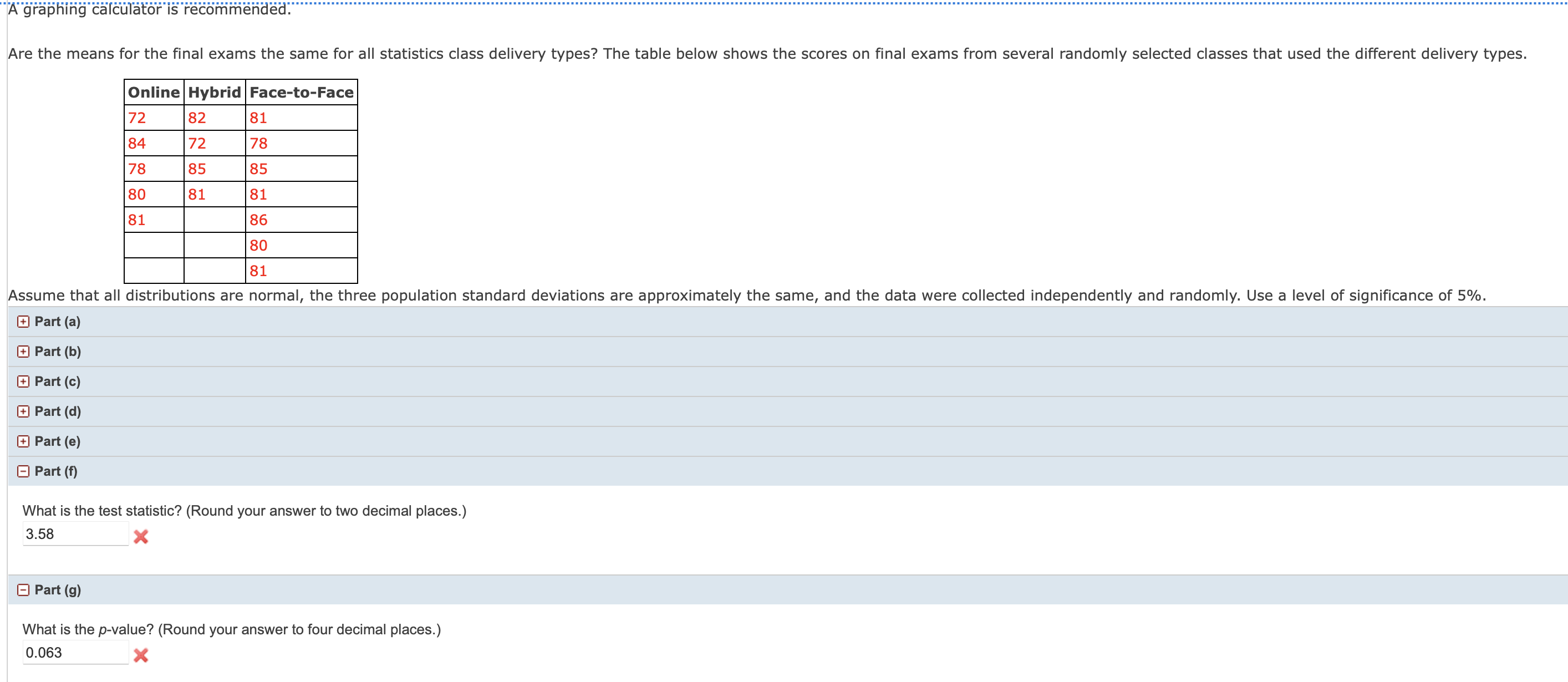 Solved Part (a) Part (b) Part (c) Part (d) Part (e) Part (f) | Chegg.com