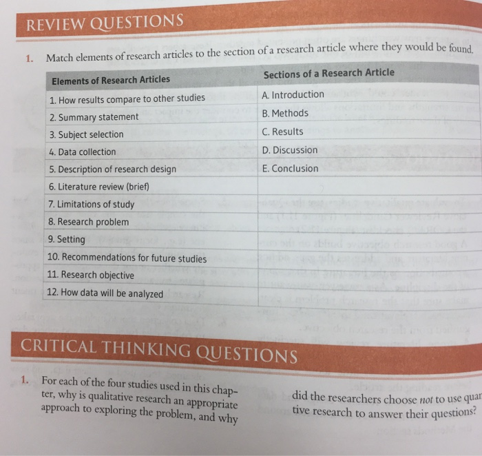 Solved Table 11.1 Examples of Qualitative Problem Statements | Chegg.com