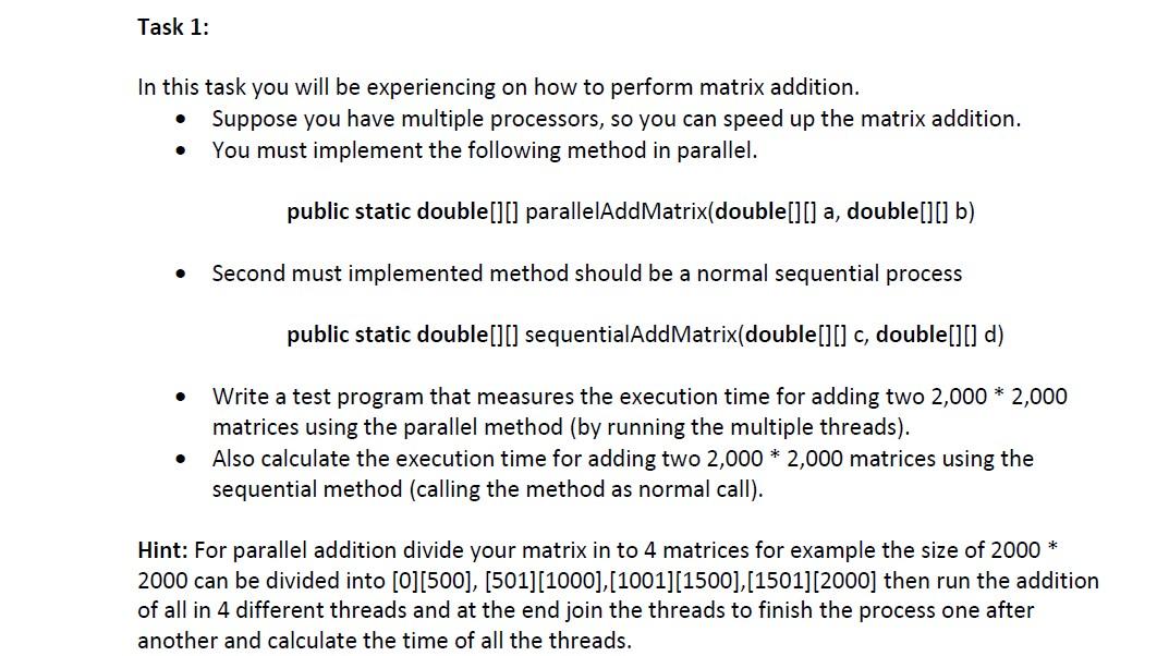 Solved Task 1: In this task you will be experiencing on how | Chegg.com