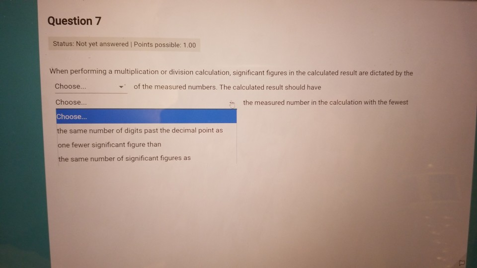 Solved QUESTION SUBMIT Question 7 Status: Not yet answered | | Chegg.com