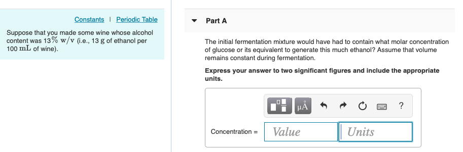 Solved Constants Periodic Table Part A Suppose that you made | Chegg.com