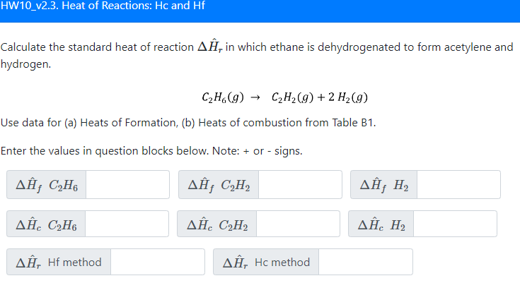 Calculate the standard heat of reaction ΔH^r in which | Chegg.com