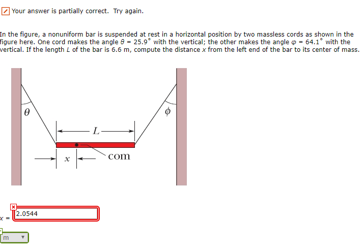 Solved Your answer is partially correct. Try again. In the | Chegg.com