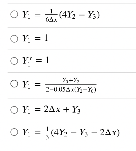 Solved If the first boundary condition becomes Y’(0)=1, what | Chegg.com