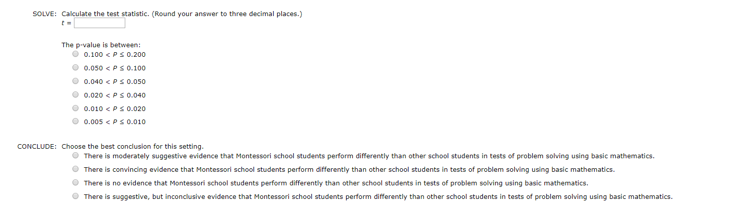 Solved This exercise is based on summary statistics rather | Chegg.com