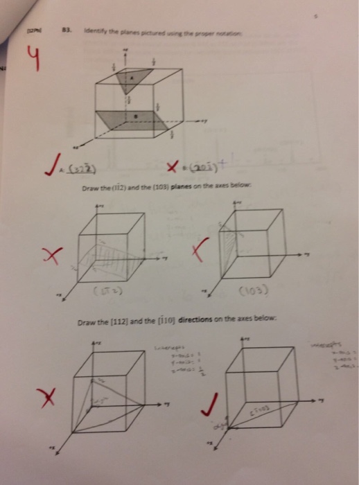 Identity the planes pictured using the proper | Chegg.com